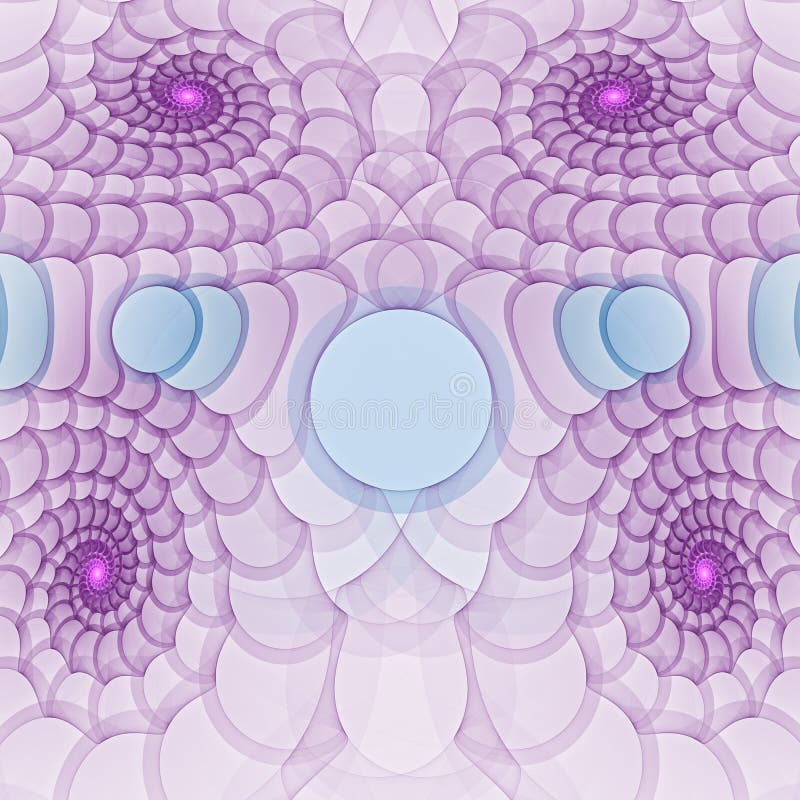 3d Violet Spiral Geometric Graphic Stock Illustration - Illustration of ...
