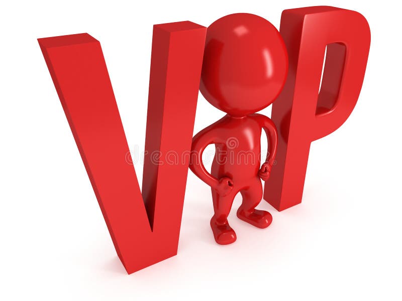 3d VIP man stock illustration. Illustration of person - 45754970