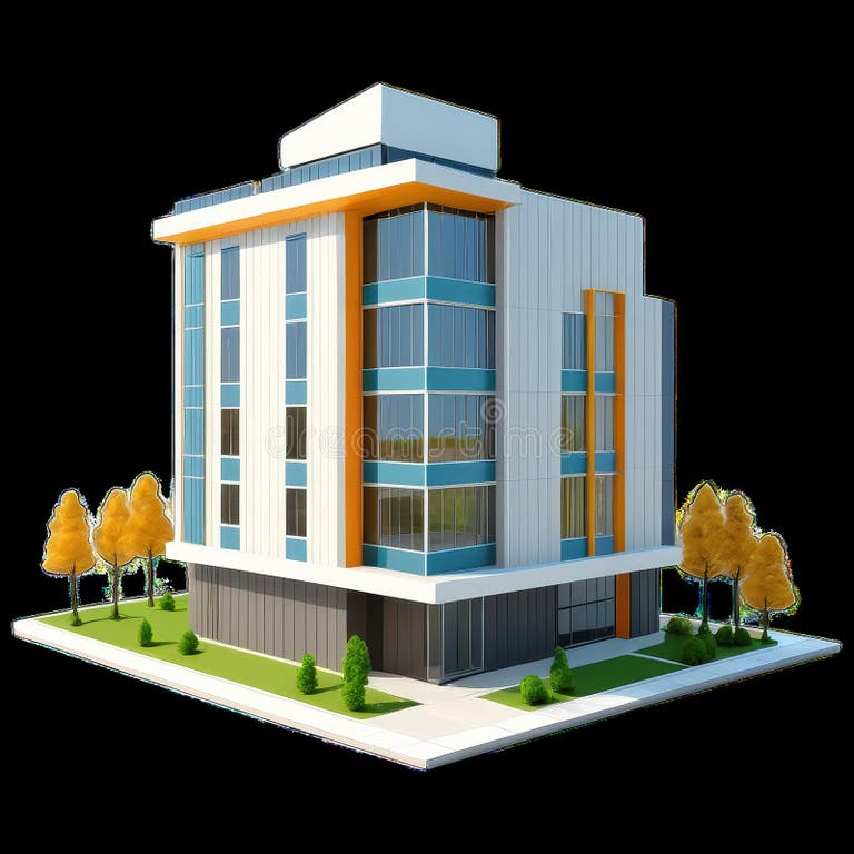 3D Virtual Building Model, AR Construction Tool, Transparent Stock ...