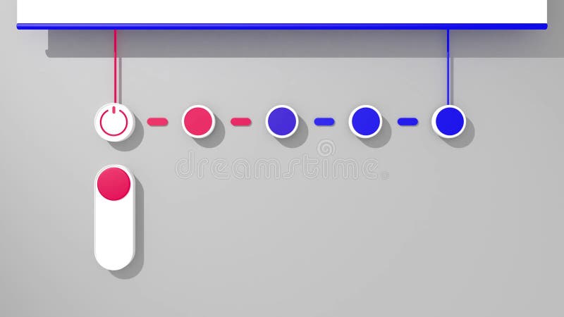 3D Visualization of Advertising Banner Animation. Stock Video - Video ...