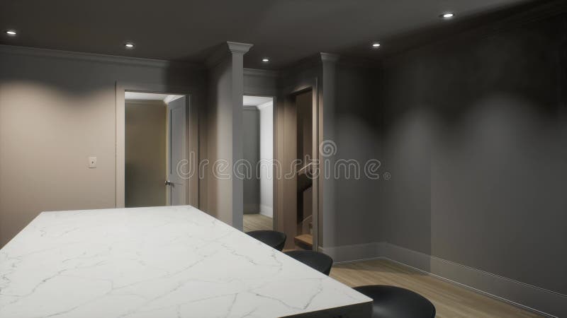 3D Visualization Animation of a Kitchen Island. Stock Video - Video of ...