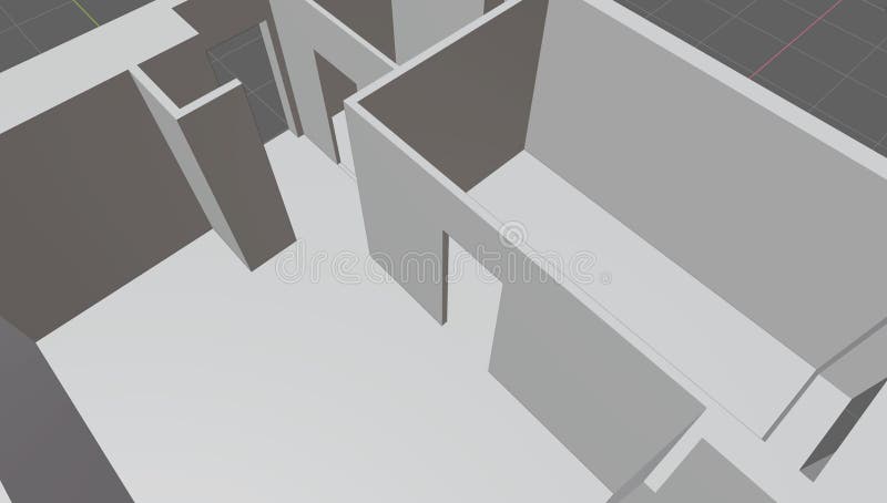 3D Visualization of the Apartment Plan in a Professional Program Stock ...