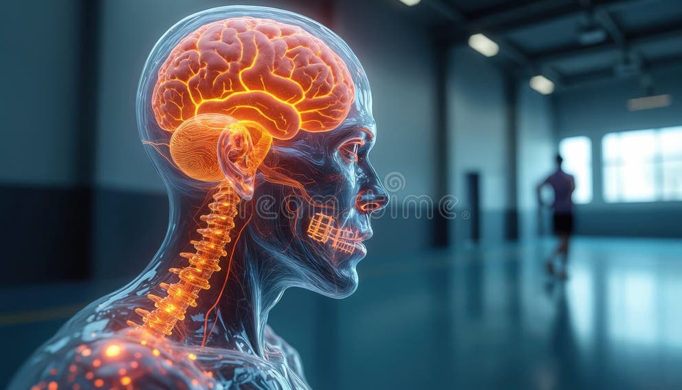 Brain Neuron Activity Visualization Stock Illustrations – 1,434 Brain ...