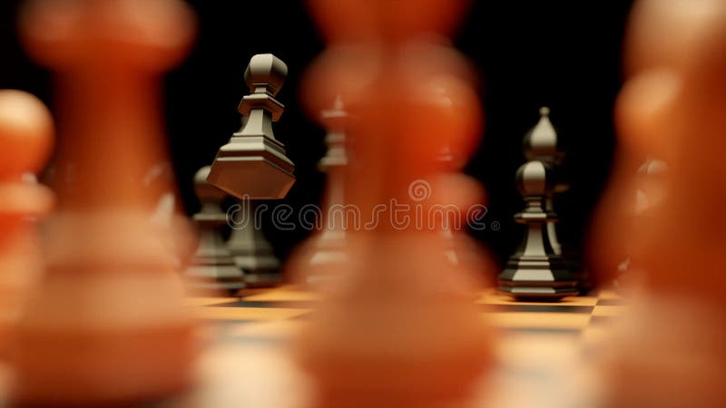 3d Visualization of Chess on the Board Stock Footage - Video of knight ...