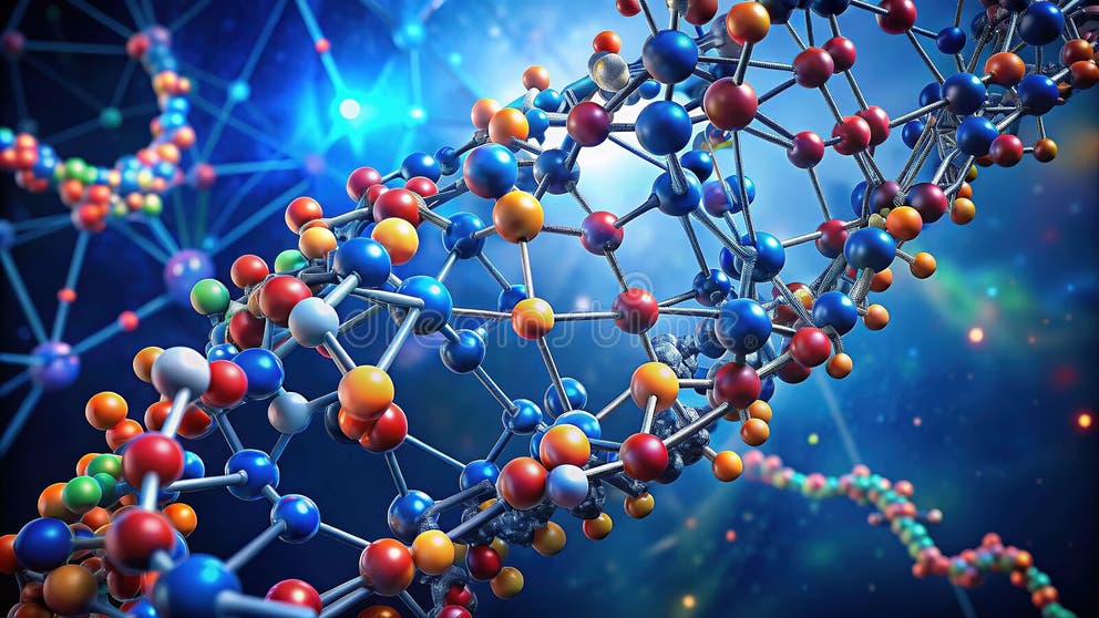 3D Visualization of Complex Molecular Structures DNA Proteins and Other ...