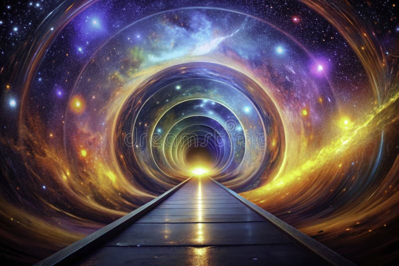 A 3D Visualization of an EinsteinRosen Bridge Exploring the Intricate ...