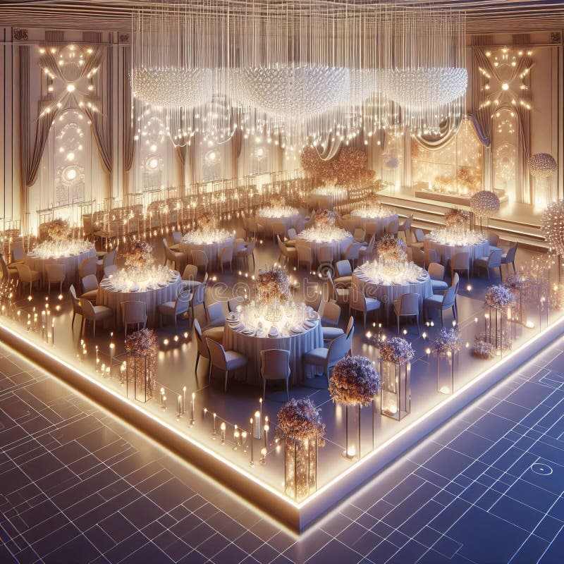 110 57. 3D Visualization for Event Planning_ Designing Stock Photo ...