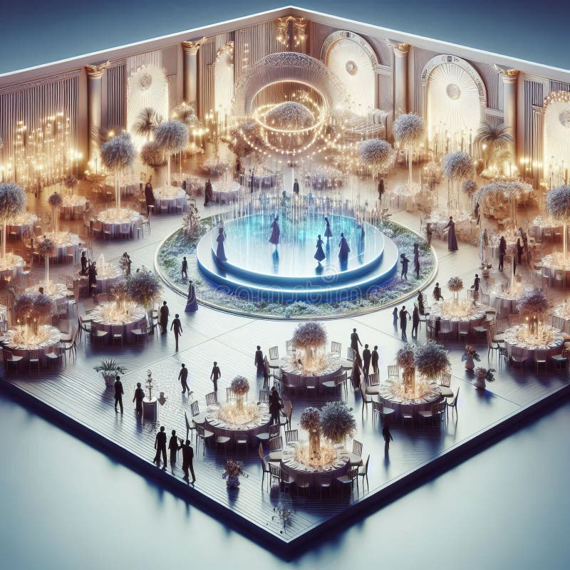 113 57. 3D Visualization for Event Planning_ Designing Stock Image ...