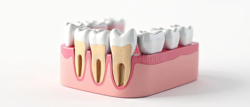 Endodontic Root Canal Treatment Process. Medically Accurate Tooth 3D ...