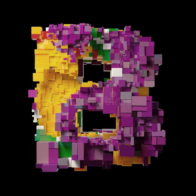 Neural Symphony: B Stylized Neuron with Dendritic Elegance Stock ...