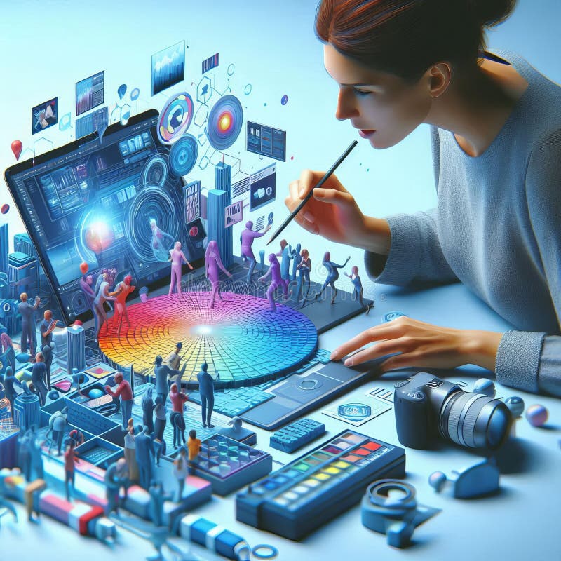 151 66. 3D Visualization for Marketing Campaigns_ Creating Cpti Stock ...