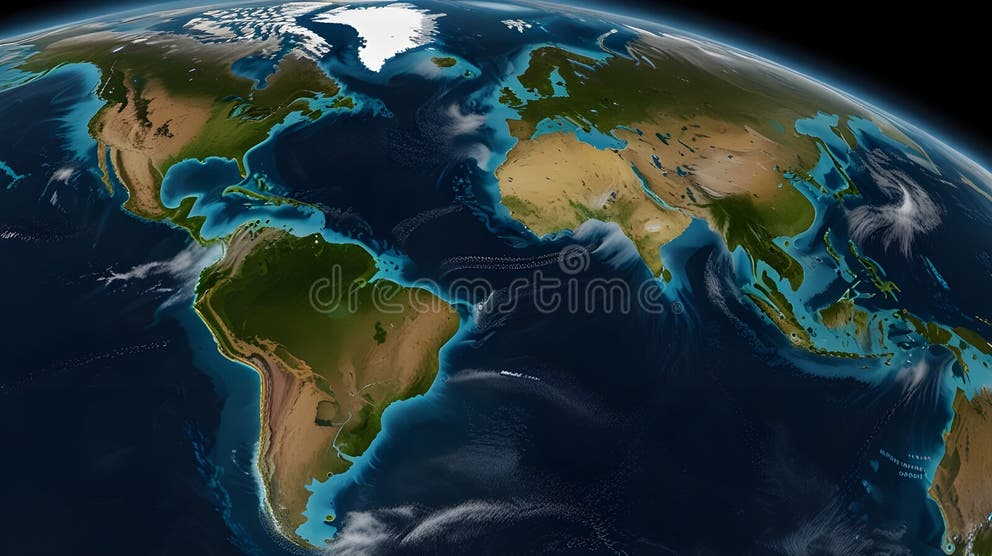 3D Visualization of Ocean Currents and Global Weather Patterns Over ...