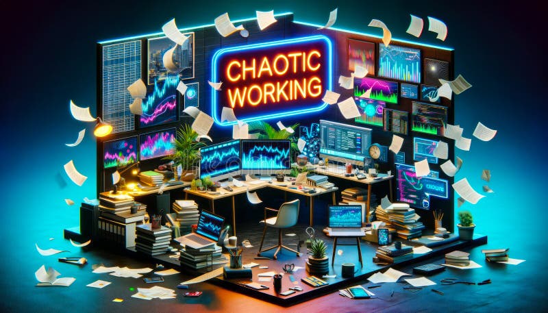 3D Visualization of Organized Career Cushioning Amidst Chaotic Work ...