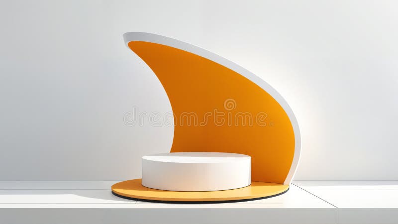 3D Visualization for Product Display on HD Stage Backdrop Stock Image ...