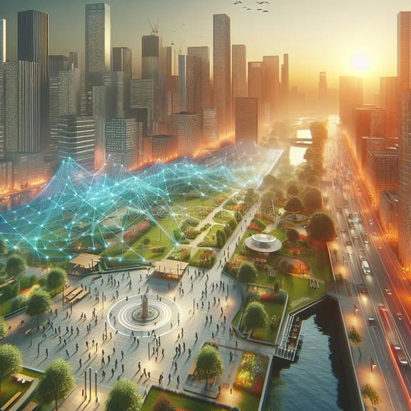 183 74. 3D Visualization for Public Space Design_ Visu Stock Photo - Image of parks, simulations ...