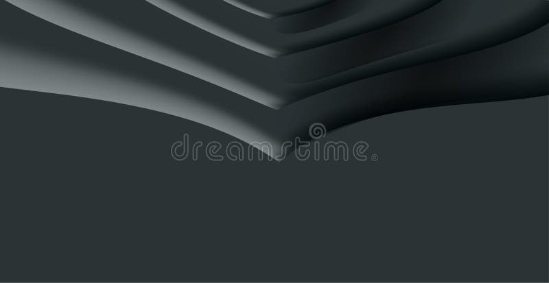 3d Volume Wave Creating Abstract Backdrop, Play of Light and Shadow ...
