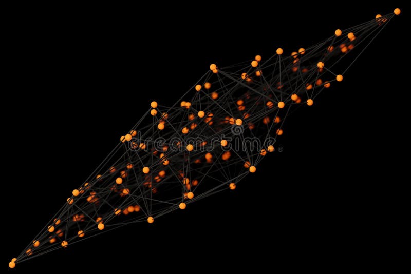 Abstract Crypto Currency Blockchain Technology on World Map Background ...