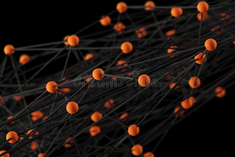 Abstract Crypto Currency Blockchain Technology on World Map Background ...