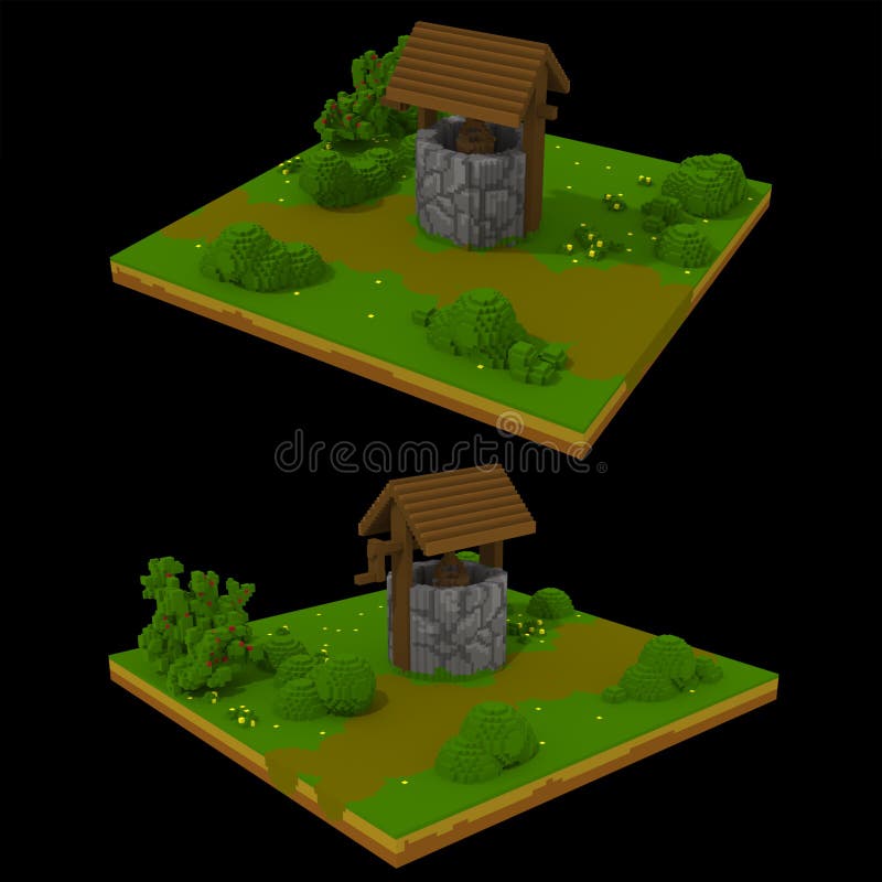 Voxel Landscape Stock Illustrations – 883 Voxel Landscape Stock ...