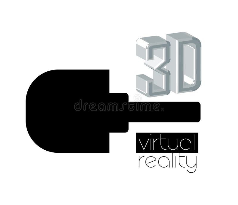 3D VR Logo and Eyewear stock vector. Illustration of gadget - 83342457