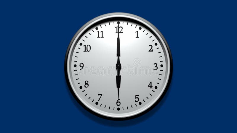 Clock Spinning 24 Hours (Loop) Stock Video - Video of loopready, back ...