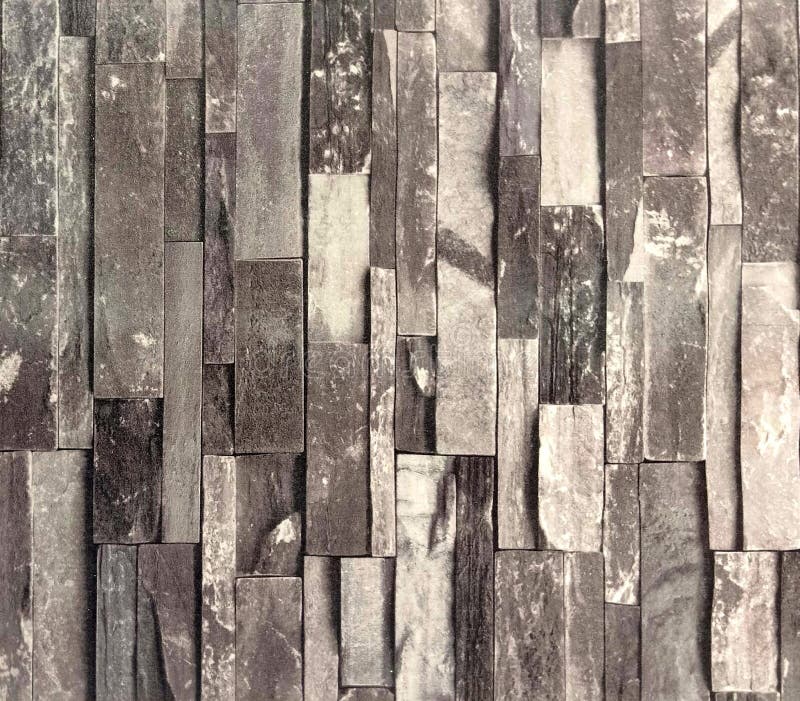 3D Wall Panel Texture with Grey Stone Pattern Stock Image - Image of ...