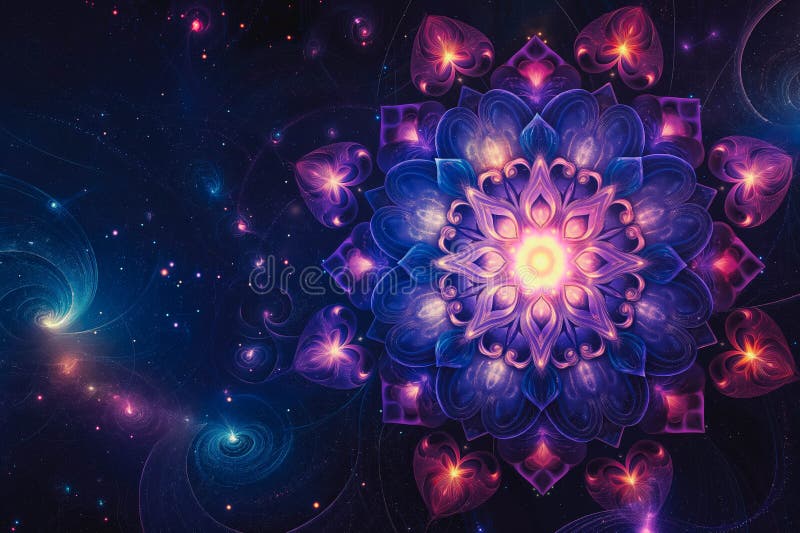 3D Wallpaper Stretch Ceiling Decoration Model. Mandala and Decorative ...