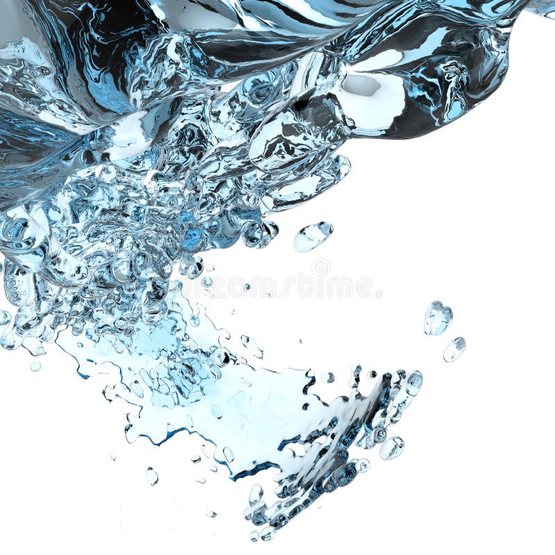 3d water splash stock illustration. Illustration of drop - 30712814