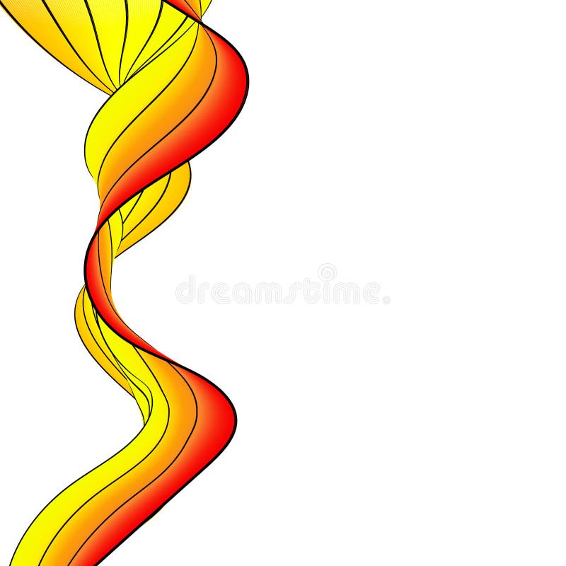 3d Wave. Bright Wave Pattern. Decor Element. Eps 10 Stock Illustration ...