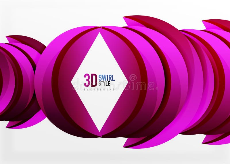 3D wave design stock vector. Illustration of motion, dynamic - 95430784