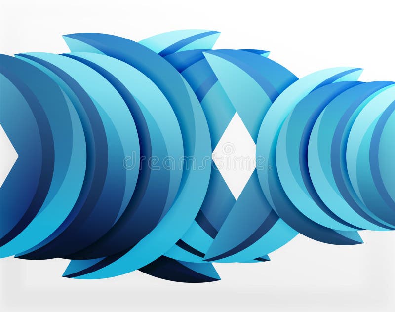 3D wave design stock vector. Illustration of blue, artwork - 95659072
