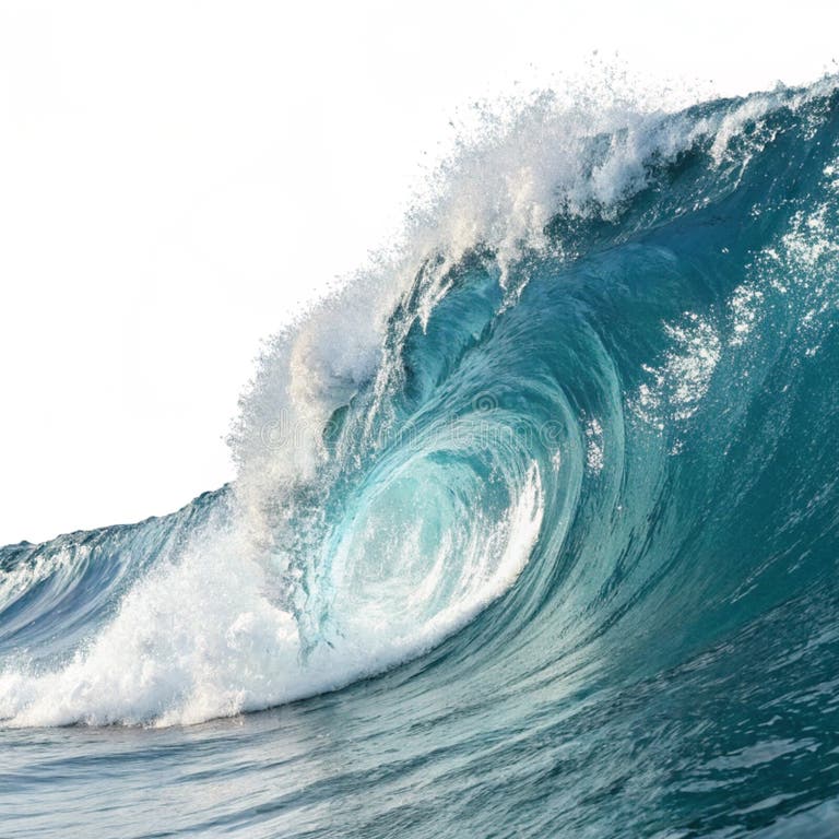 3D Wave Simulation on Transparent Background Stock Illustration ...