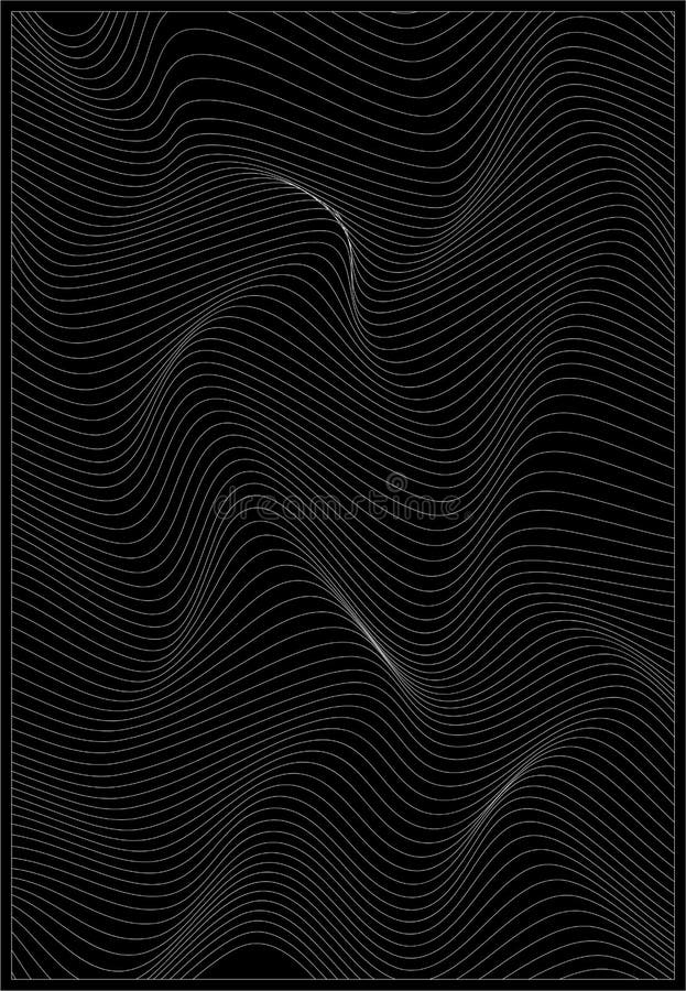 3d Wave Lines, Line Pattern, Vector Pattern Portrait, Vector 3d Art ...
