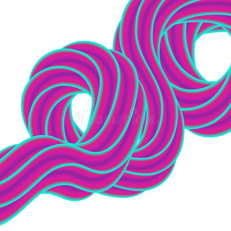 3D Wavy Background. Dynamic Effect. Abstract Vector Illustration ...