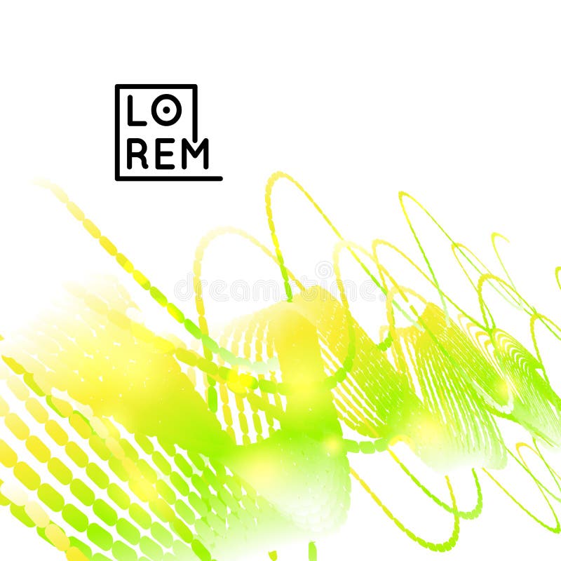 3D Wavy Background. Dynamic Effect. Abstract Vector Illustration ...