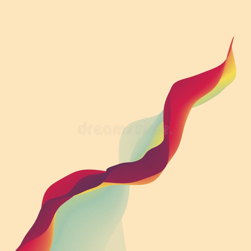 3D Wavy Background. Dynamic Effect. Black and White Design. Pattern ...