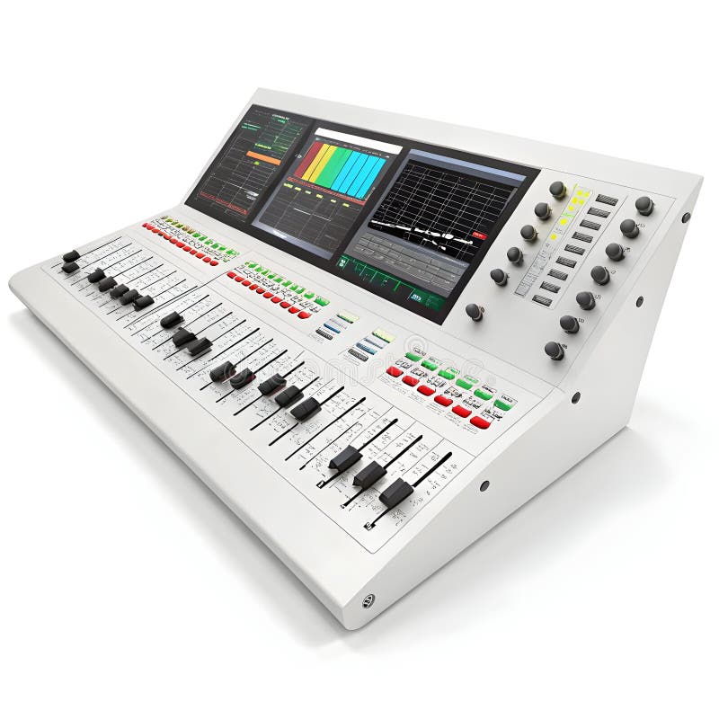 3D web control panel stock illustration. Illustration of systemcontrol ...