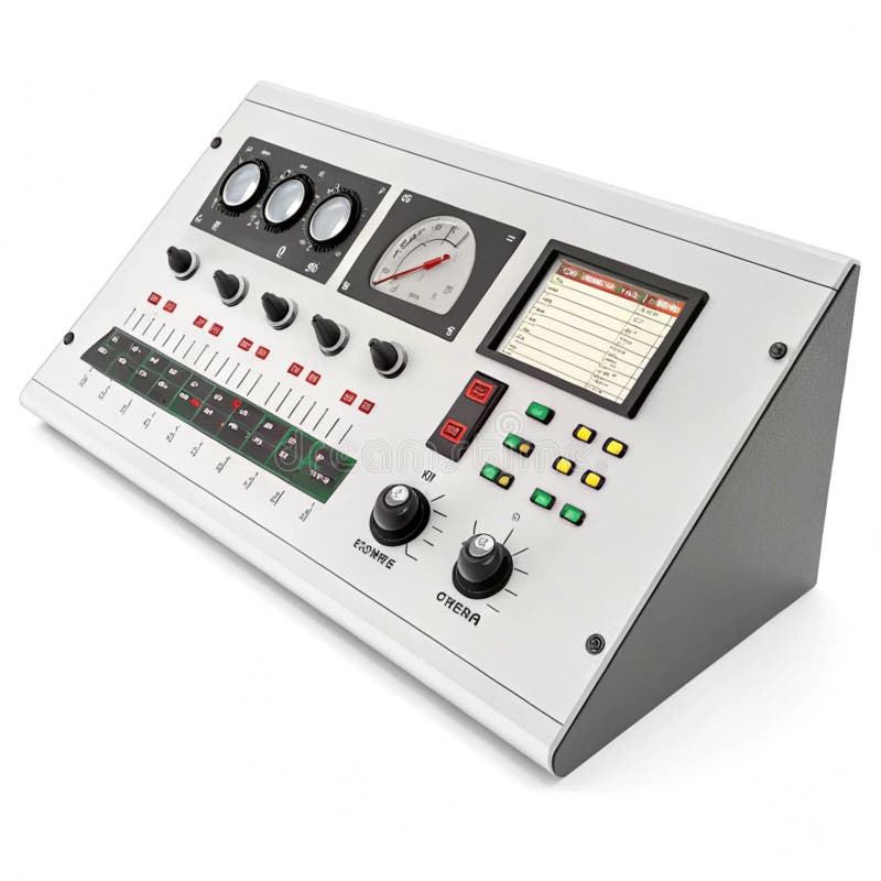 3D Web Control Panel Isolated on Transparent Background3D Web Control ...