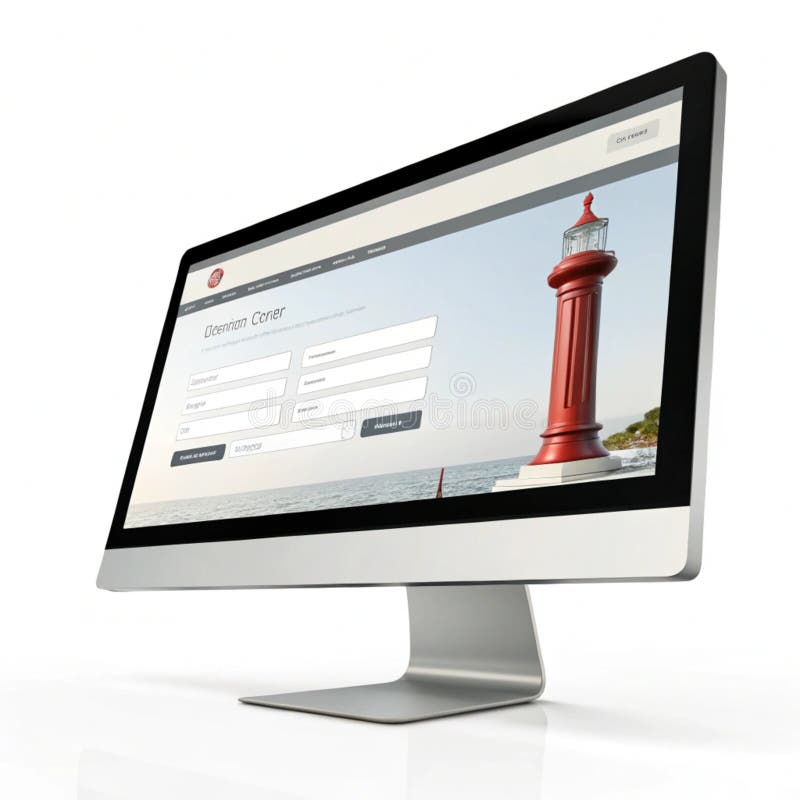 3D Web Popup Isolated on Transparent Background Stock Illustration ...