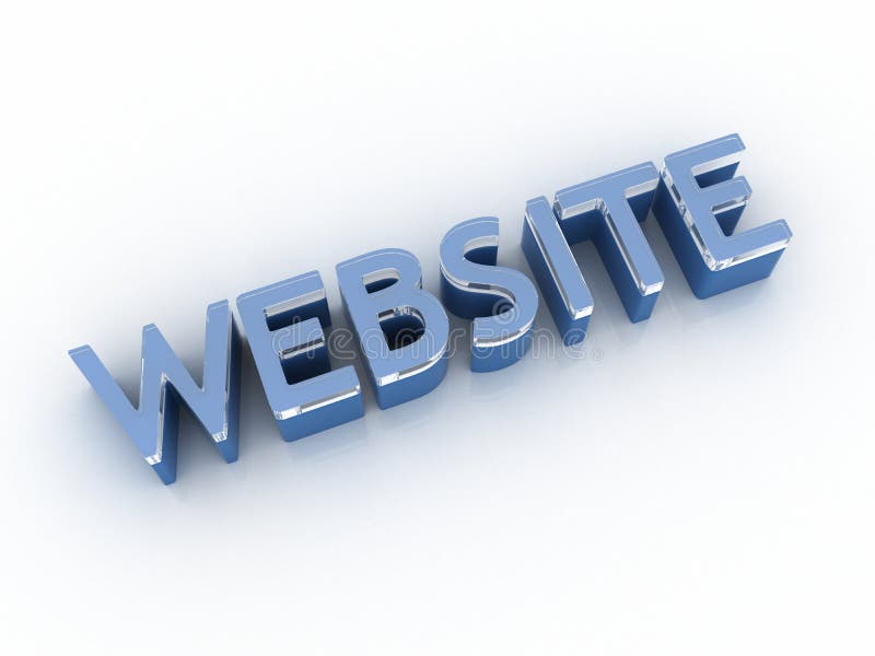 World Wide Web Www 3d Letter Stock Illustration - Illustration of ...