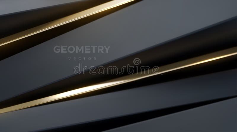 3d White Abstract Background. Geometry Shift. Slanted Shapes. Vector ...