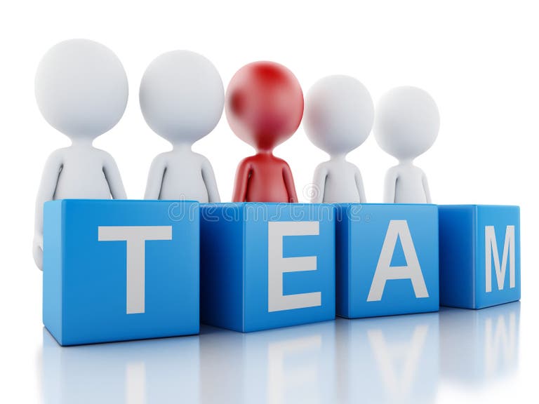 Little White Man Team Work Stock Illustrations – 685 Little White Man ...