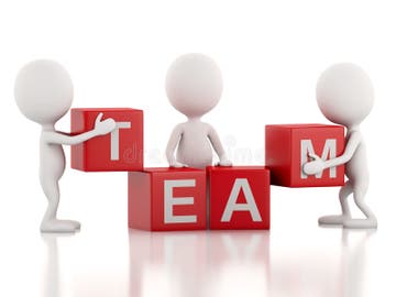 Little White Man Team Work Stock Illustrations – 685 Little White Man ...