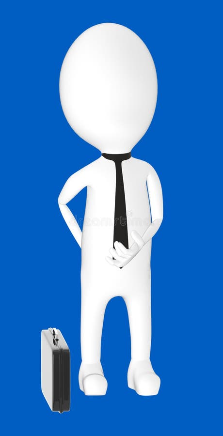 3d Character Man , Explaining , Standing Near a Bar Graph Stock ...