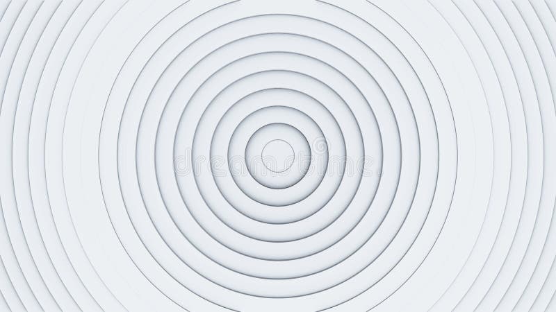 3d White Circles Moving in Waves. Seamless Loopable 4k Stock Footage ...