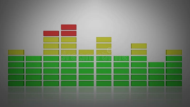 3d white equalizer stock footage. Video of lights, peak - 37206651