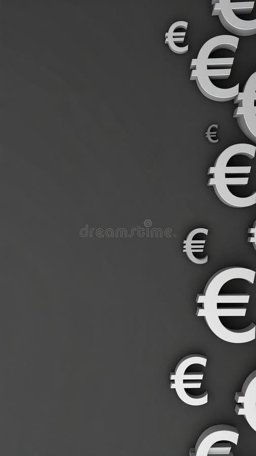 Falling Euro Symbols Stock Illustrations – 253 Falling Euro Symbols ...