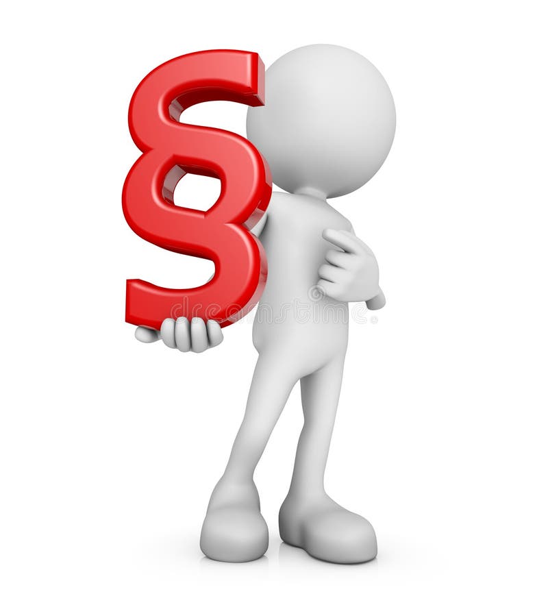 Paragraph symbol stock illustration. Illustration of judge - 20721824