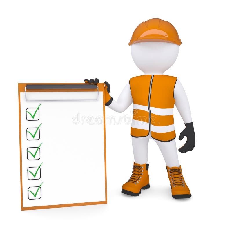 Man Checklist Builder Stock Illustrations – 185 Man Checklist Builder ...