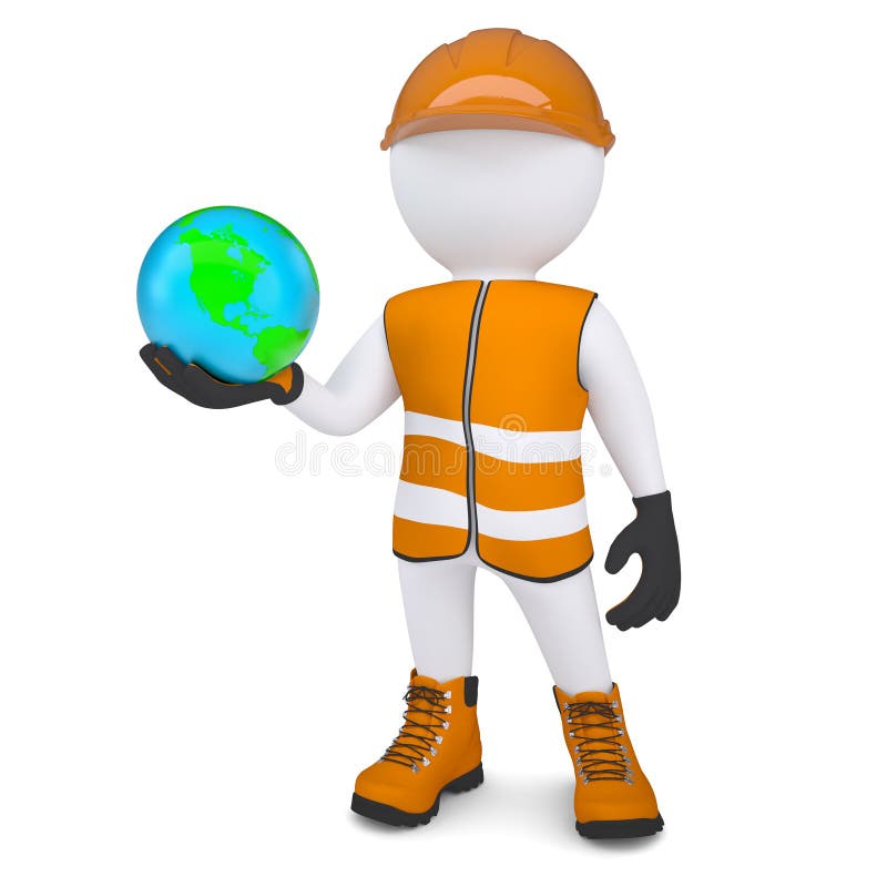3d Man Earth Stock Illustrations – 7,818 3d Man Earth Stock ...